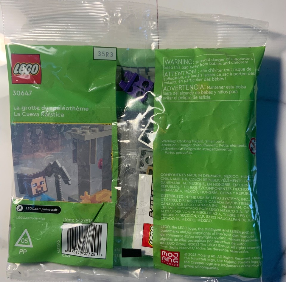 LEGO Minecraft The Dripstone Cavern 30647 Building Toy Set (45 Pieces ...