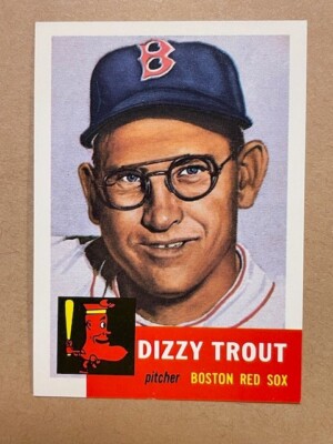 Dizzy Trout ~ 1991 Topps Archives Ultimate '53 Set #169 Boston Red Sox ...