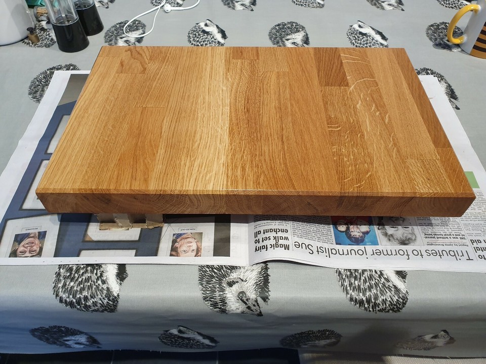 Kitchen worktops off cuts / Solid Wood Worktop / oak walnut Iroko | eBay UK