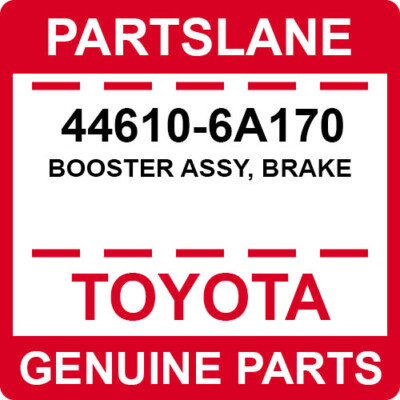 44610-6A170 Toyota OEM Genuine BOOSTER ASSY, BRAKE | eBay