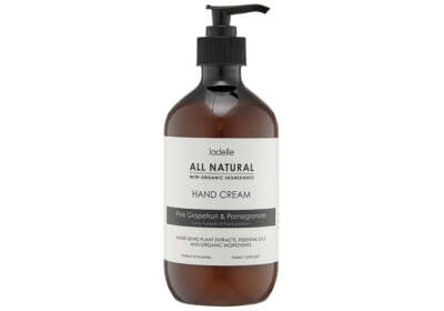 Ladelle All Natural 500ml Plant Based Hand Cream Grapefruit/Pomegranate ...