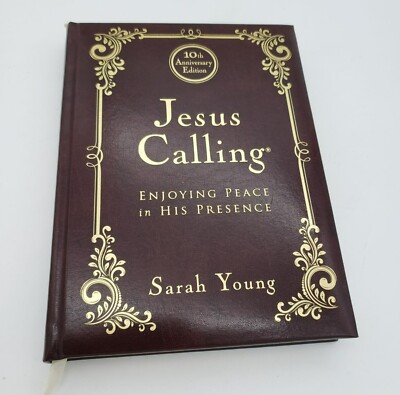 Jesus Calling 10th Anniversary Edition Devotional Sarah Young Bonded ...
