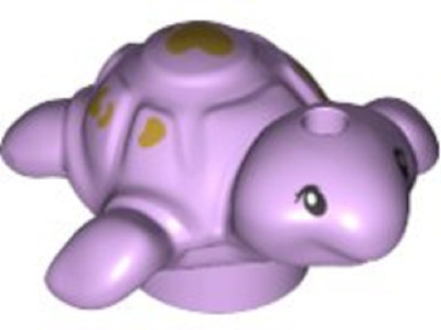New Lego Turtle Baby PURPLE Lavender Gold Spots Ocean Animal Friends ...