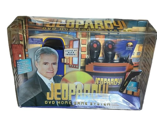 Jeopardy DVD Home Game System Wireless Buzzers hosted by Alex Trebek ...