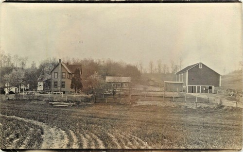 A View Of A Farm In East Sparta, Ohio OH RPPC 1910 | eBay