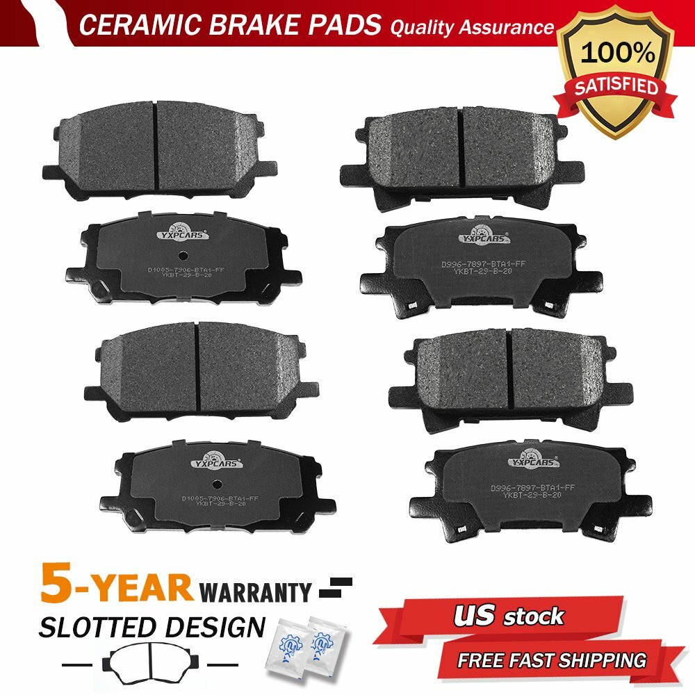 Front & Rear Ceramic Brake Pads for Lexus RX330 RX350 RX400H Toyota ...