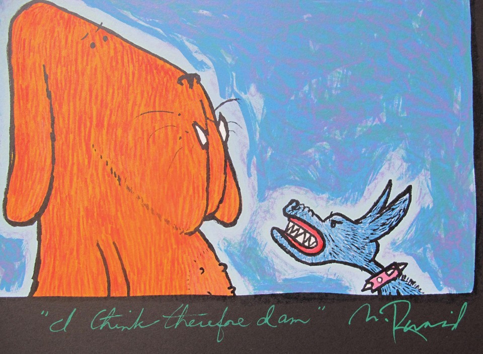 Matt Rinard I THINK THEREFORE I AM Hand Signed Limited Edition Art ...