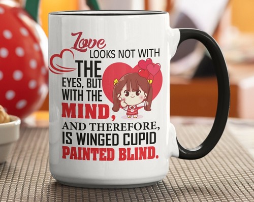 Love Is Blind Mug Gift For Lover Mug Valentine Day Mug Valentines Day ...