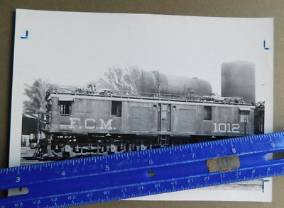 F.C.M. 1012 train car - 5x7 B/W photo railroad trains | eBay