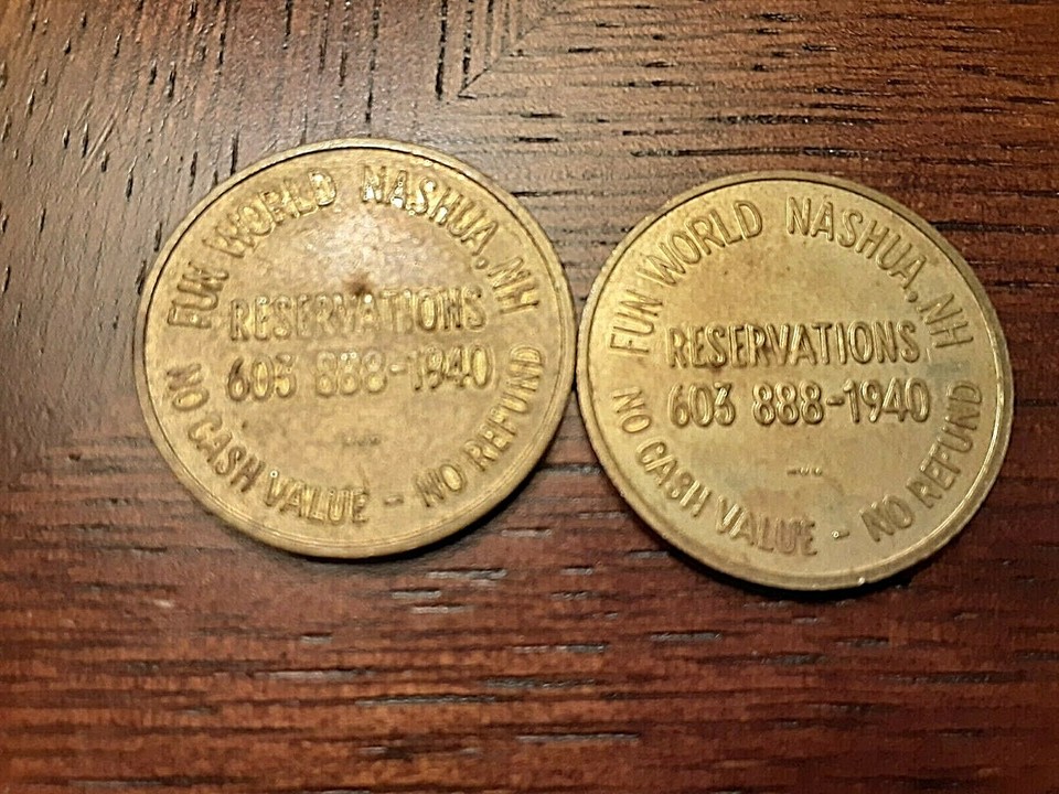 [2] Fun World Tokens, Nashua, NH | eBay