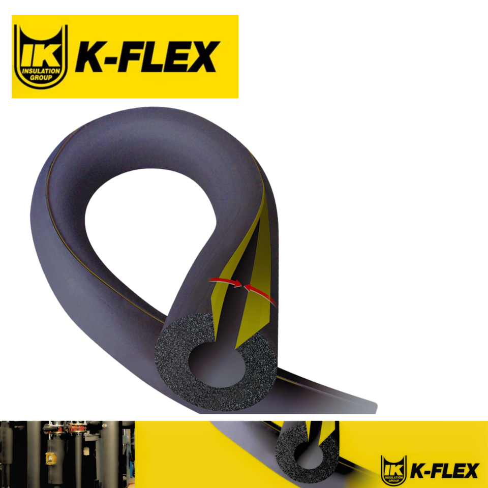 K Flex ST Self-Seal Pipe Insulation- 9mm x 15mm x 2m, Great For Pipes ...