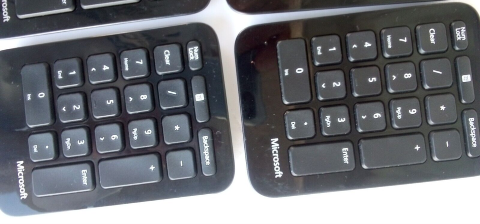 Microsoft Sculpt Ergonomic Number Key Pad Model: 1558 (No Dongle) | eBay