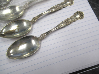 (1) Pat 1900 Gorham Buttercup Sterling 5 5/8" Teaspoon Unused No Monos ...