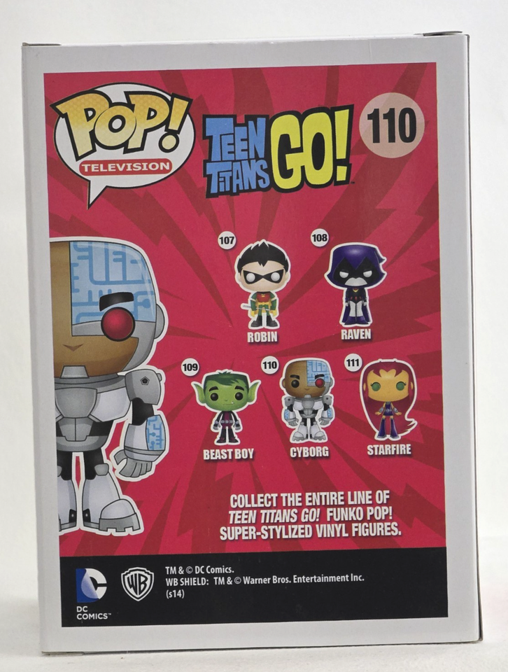 Funko Pop! Television Teen Titans Go! Cyborg vinyl figure #110 | eBay