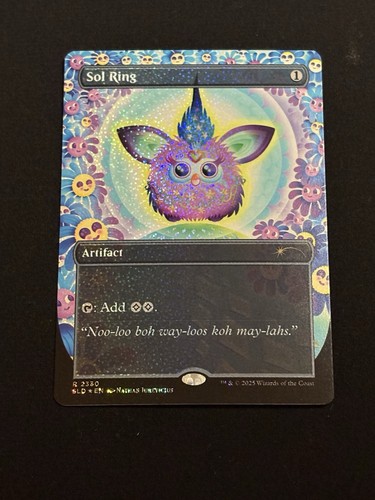 MTG Secret Lair: Furby / Confetti Foil / Sol Ring / Super Scare Drop | eBay