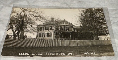 Allen House Bethlehem CT Connecticut RPPC Real Photo Postcard! | eBay