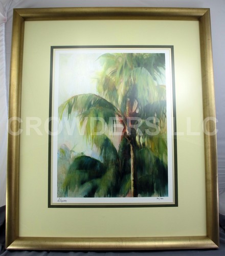 Allyson Krowitz QUIET PALM Matted Framed Signed & Numbered Giclee Print ...