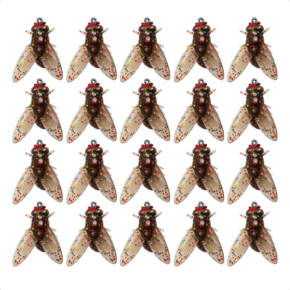 20Pcs Bionic Fly Fishing Bait Color Small Fly Hook Fly Fishing Bait ...