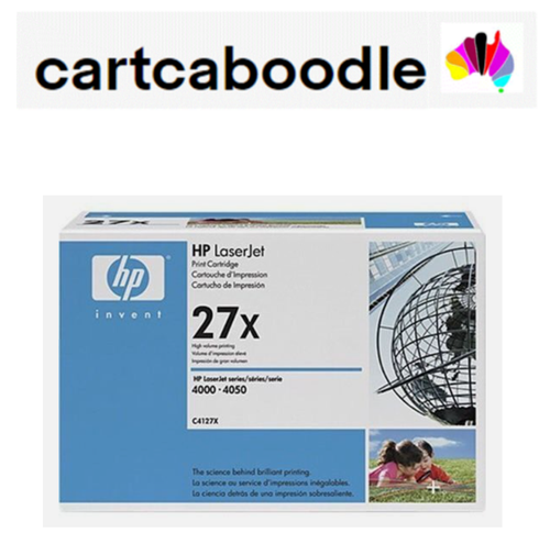 HP 27X C4127X Genuine Black Toner - for HP LaserJet 4000 4050 printer ...