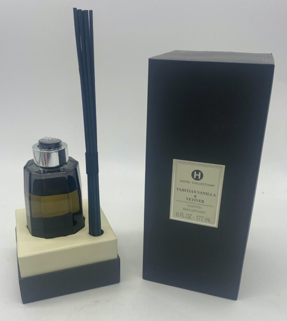 Hotel Collection -Tahitian,Vanilla and Vetiver Scented Reed Diffuser 6 ...