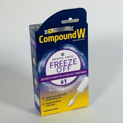 Compound W Original Freeze Off Wart Removal System 8 Exp 12/2025 New in ...
