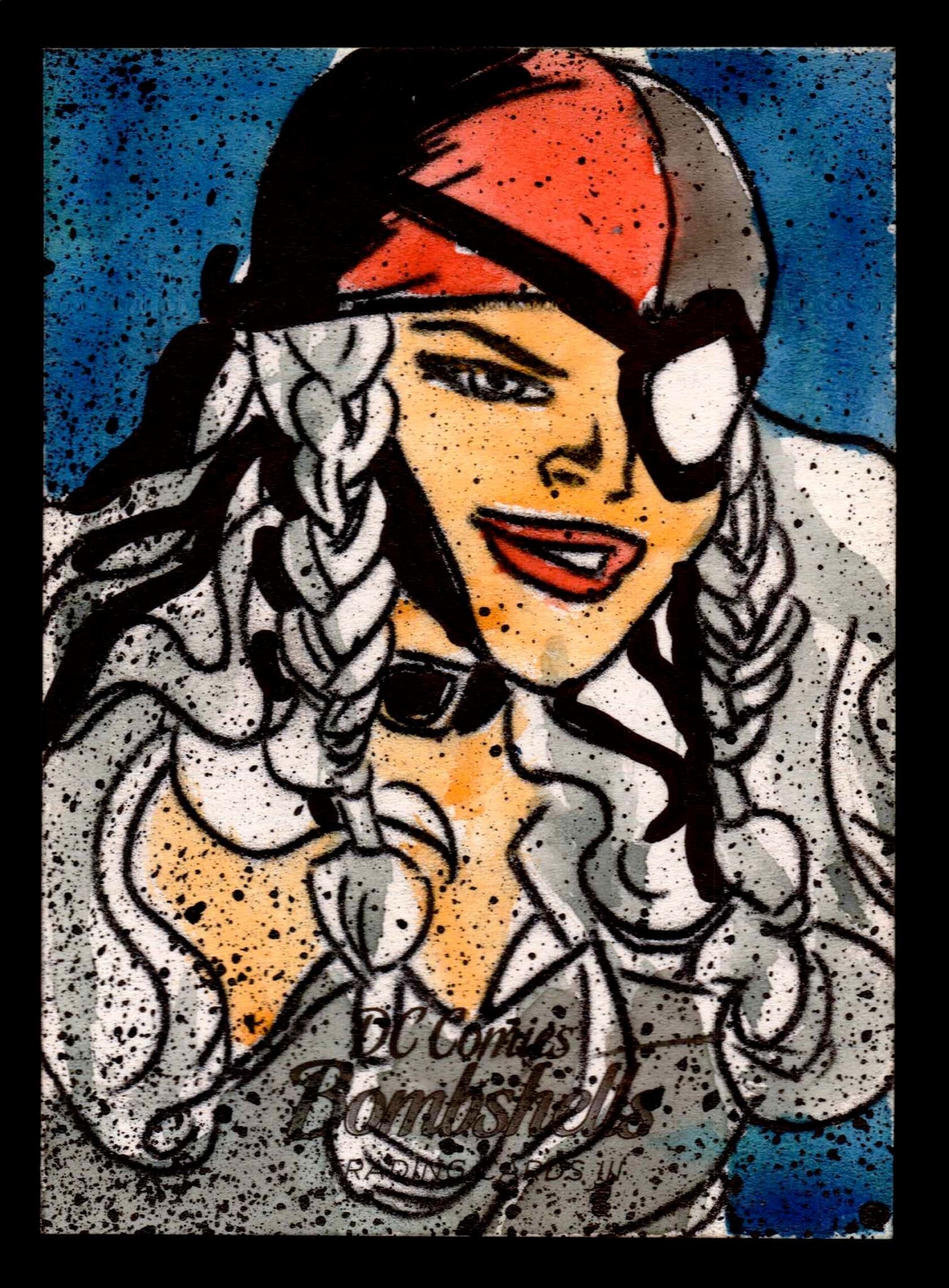 2019 DC Comics Bombshells III Artist Jeffrey Benitez Sketch Card ...