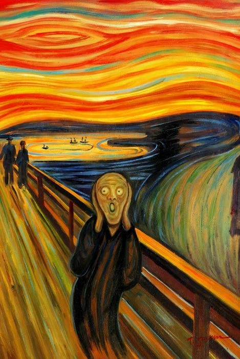 Scream Painting Van Gogh Original
