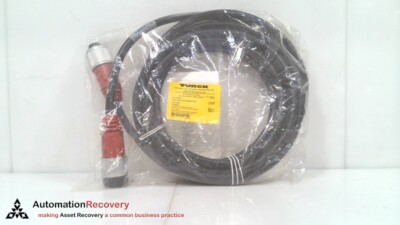 TURCK GSDA GKDA 30-7M/S1055/S4000, POWERFAST DOUBLE-END CORD, U-54021 ...