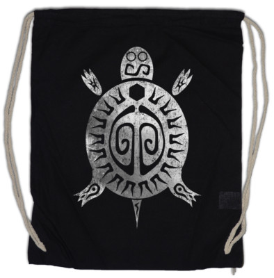 AZTEC TURTLE Drawstring Bag Indians Sign Culture Civilization Mayans ...