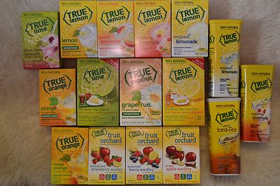 True Lemon, True Lime, True Orange, True Grapefruit (Pick from drop ...