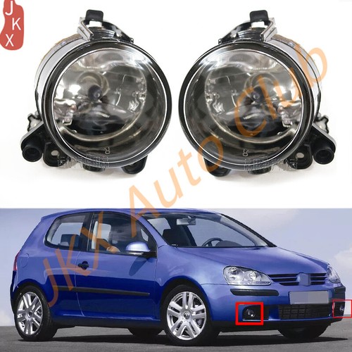 2PCS LED Front Bumper Fog Light with bulb e For VW Golf MK5 R32 06-09 ...