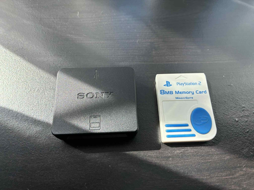 Playstation 3 Memory Card Adapter PS2 / PS3 Data Transfer + 8mb Memory ...