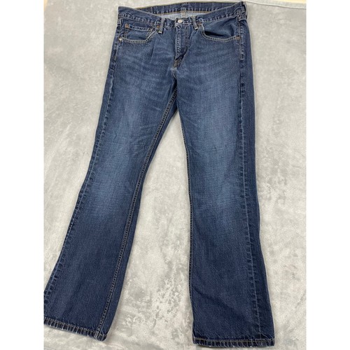 Vintage Red Label Levi's 521 Bootcut Jeans Dark Wash Mens W34 L32 Denim ...