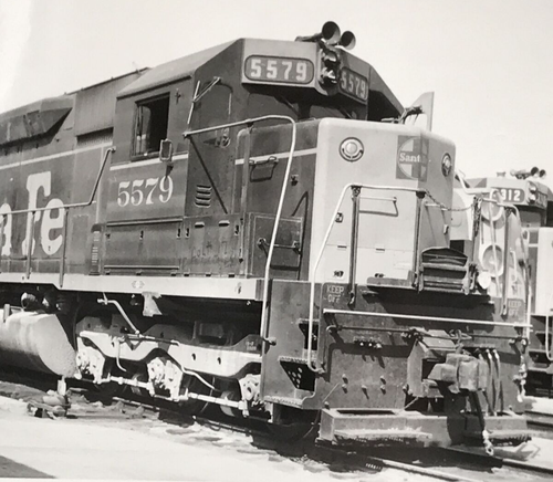 Atchison Topeka & Santa Fe Railway Railroad ATSF #5579 SD45 ...
