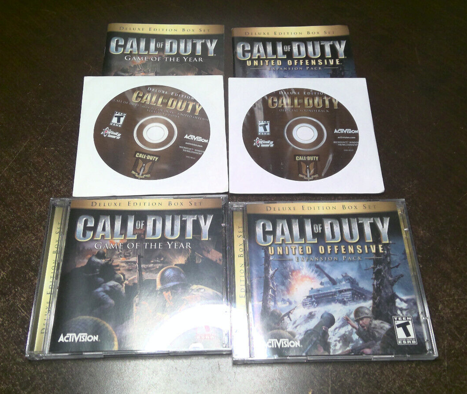 Call Of Duty Deluxe Edition Big Box Set By Activision For PC | eBay