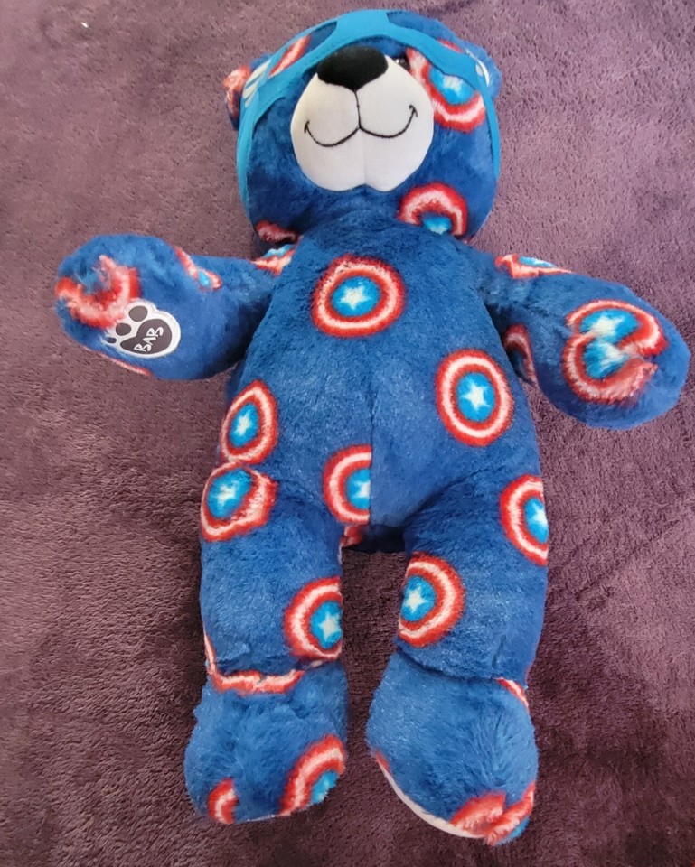Build-A-Bear Captain America Shield Pattern 16" Plus 3 Build-A-Bear ...