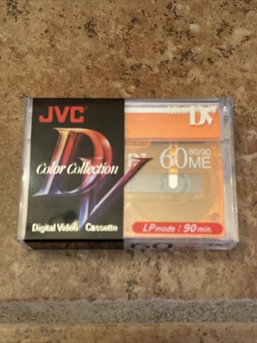 JVC Mini-DV DVC 60. Video Cassette 90 Minute. Clear Color, Color ...