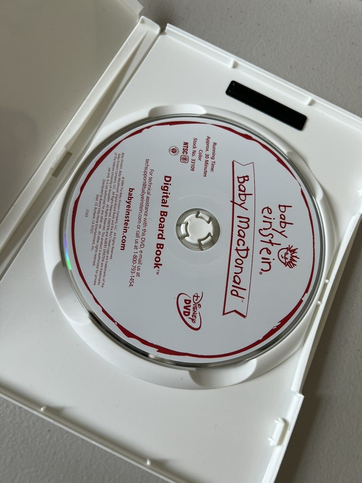 Baby Einstein: Baby MacDonald: A Day on the Farm DVD Disney Kids Family Movie 786936231342| eBay