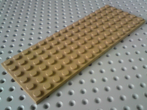 Lego Plate 6x16 [3027] Dark Beige Tan x1 | eBay