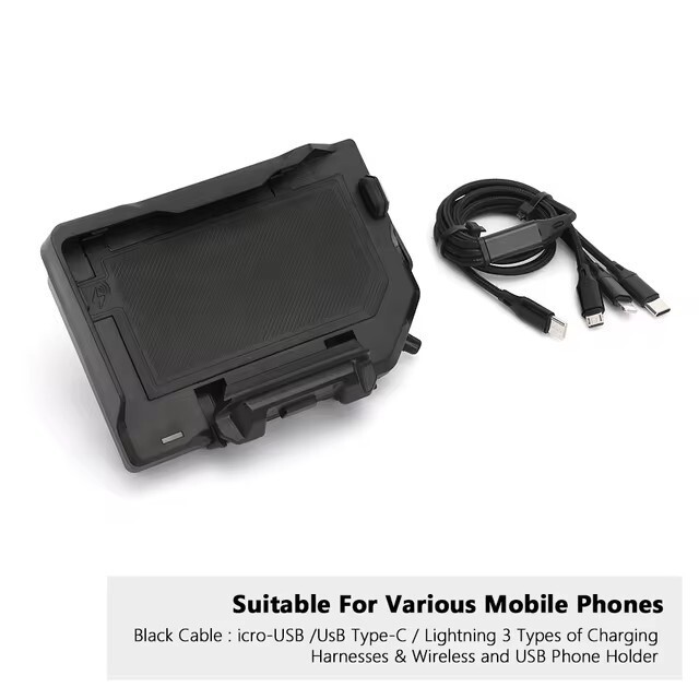 For BMW R1300GS R1200GS R1250GS F850GS Wireless Charging Navigation GPS ...