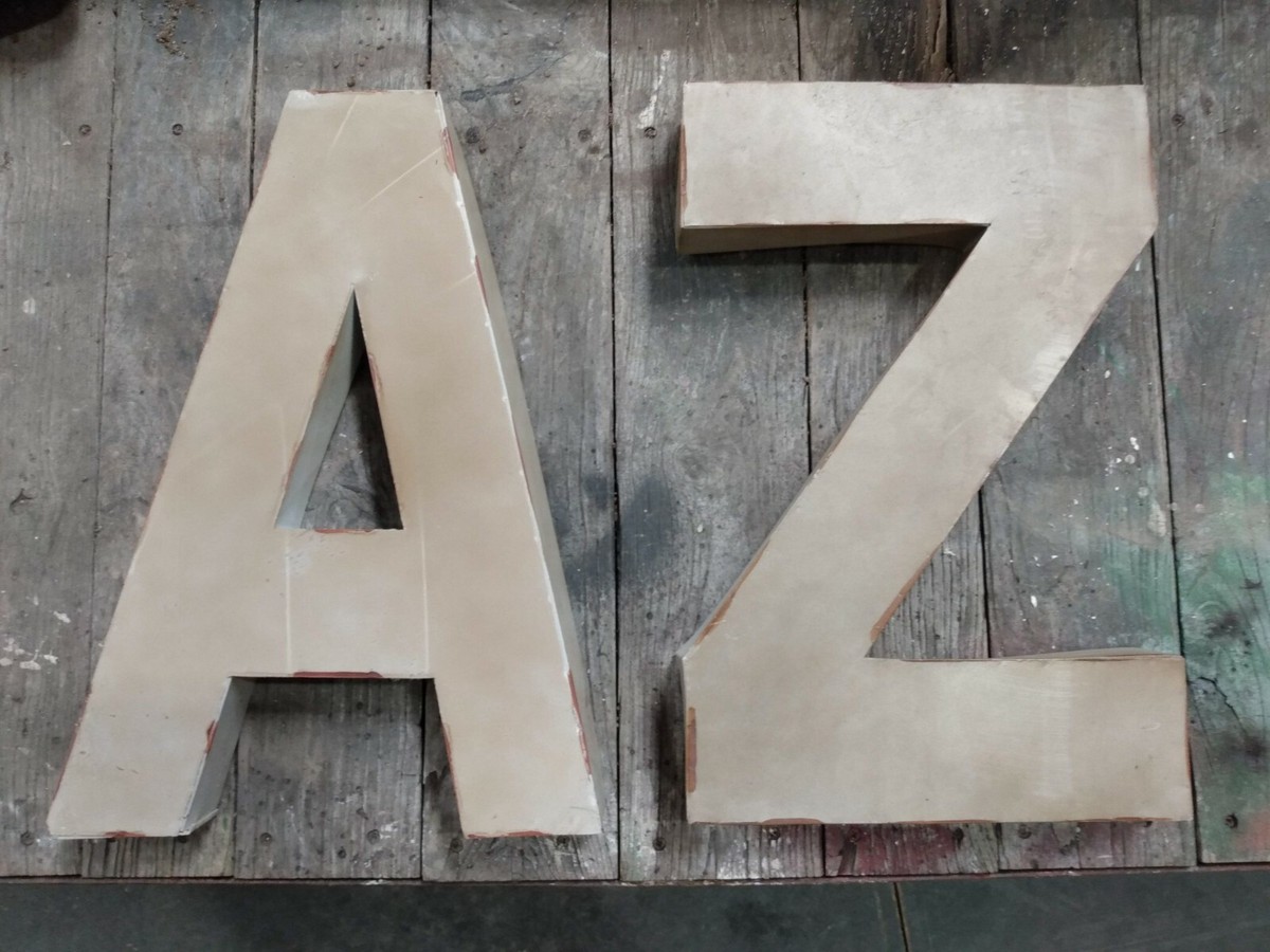 Industrial Metal Letters For Wall Galvanized Metal Letters For Crafts