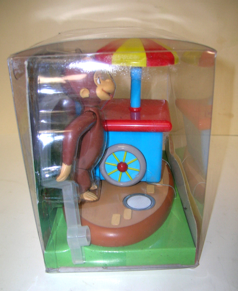 Curious George Balloon Adventure George Flies Figure Marvel Toys RARE ...