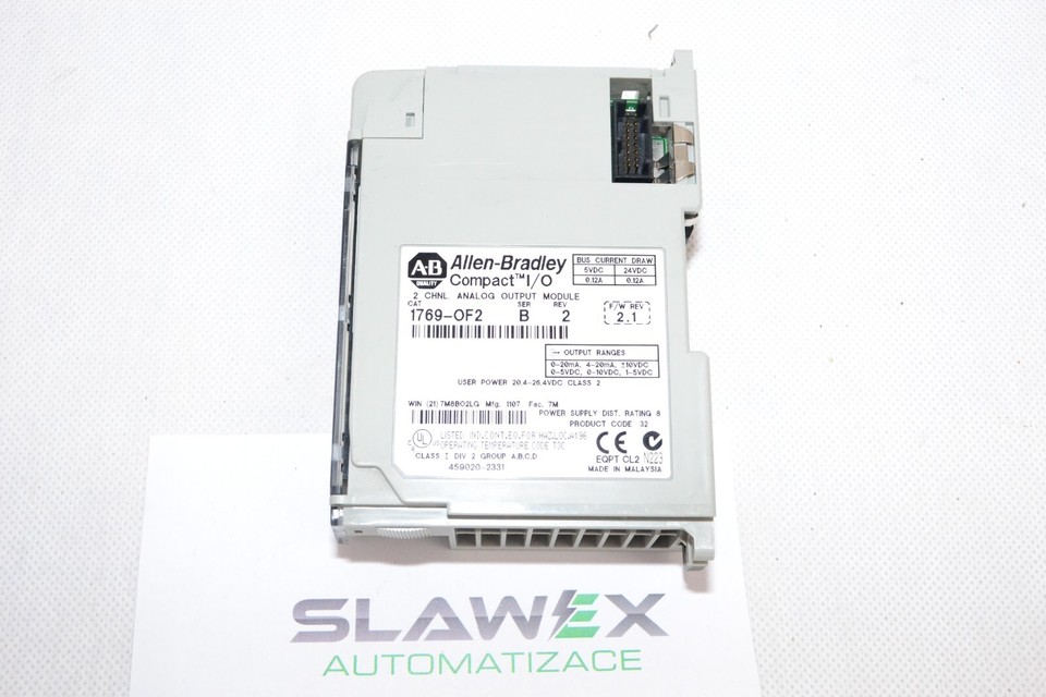 Allen Bradley 1769-OF2 2 chnl. Analog Compact I/O Compact logix 1769 ...