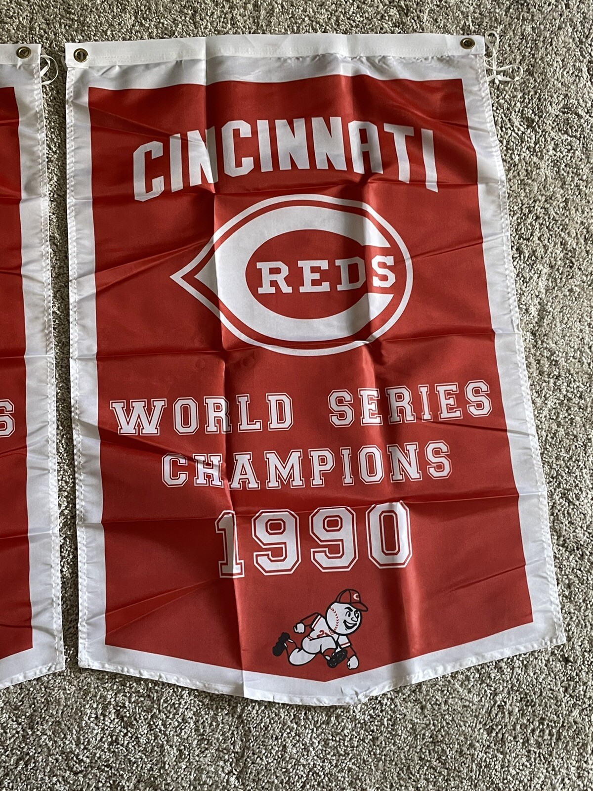 Cincinnati Reds MLB World Series Champions 5 Banners/Flags 2’ x 3’ Set ...