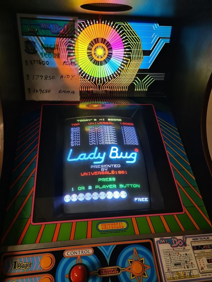 Ladybug Arcade game pcb - Universal Tested - no sound | eBay UK