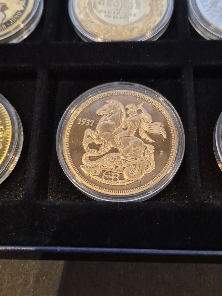 12 x 40mm Commemorative Coins + Display Box Mixed Lot LOT 4 | eBay UK