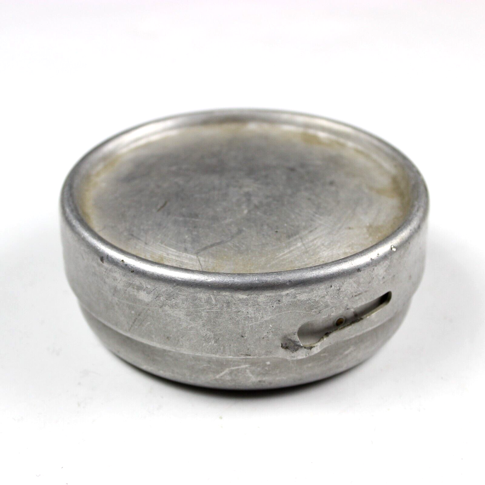 VINTAGE WEST GERMAN ARMY BUTTER DISH DDR ALUMINUM PLASTIC NOS SURPLUS ...