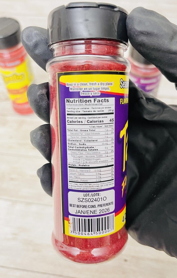 2x Takis Fuego Chilli Powder Seasoning 2x Polvo Chilito Sasonador Takis ...