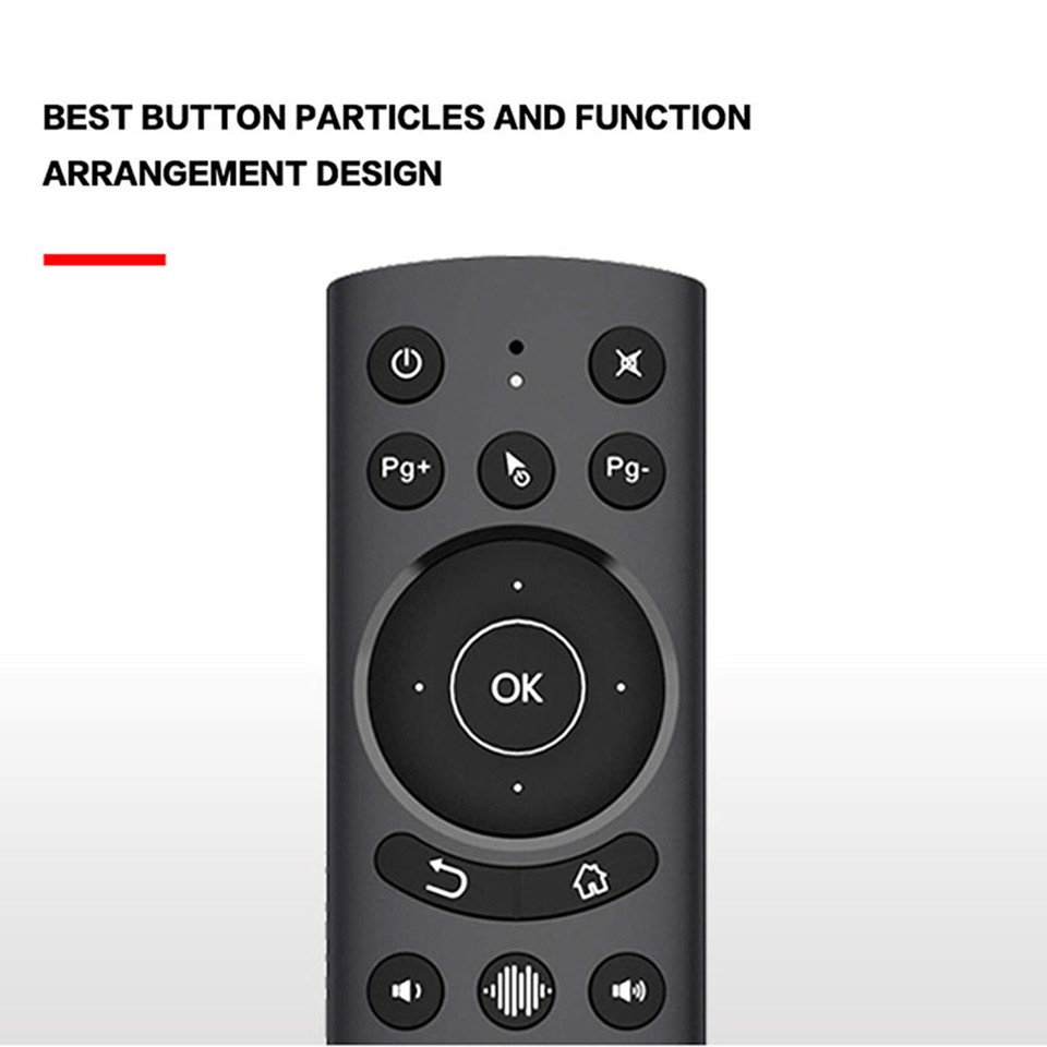 G20S Pro 2.4G Wireless Fly Air Voice Control Remote for Smart TV ...