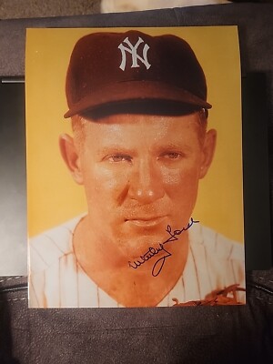 Whitey Ford Original George Brace Photo signed 11x14 | eBay